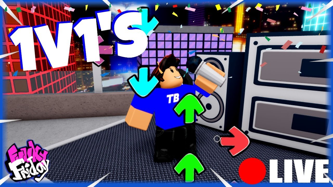 🔴FUNKY FRIDAY 1V1'S WITH VIEWERS! NEW MAPS! ROBLOX FUNKY FRIDAY WITH ...