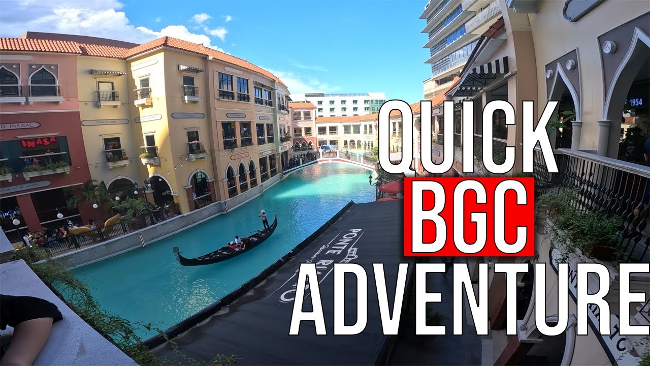 Quick and Fun Adventures in BGC | Visiting Venice Grand Canal Mall ...