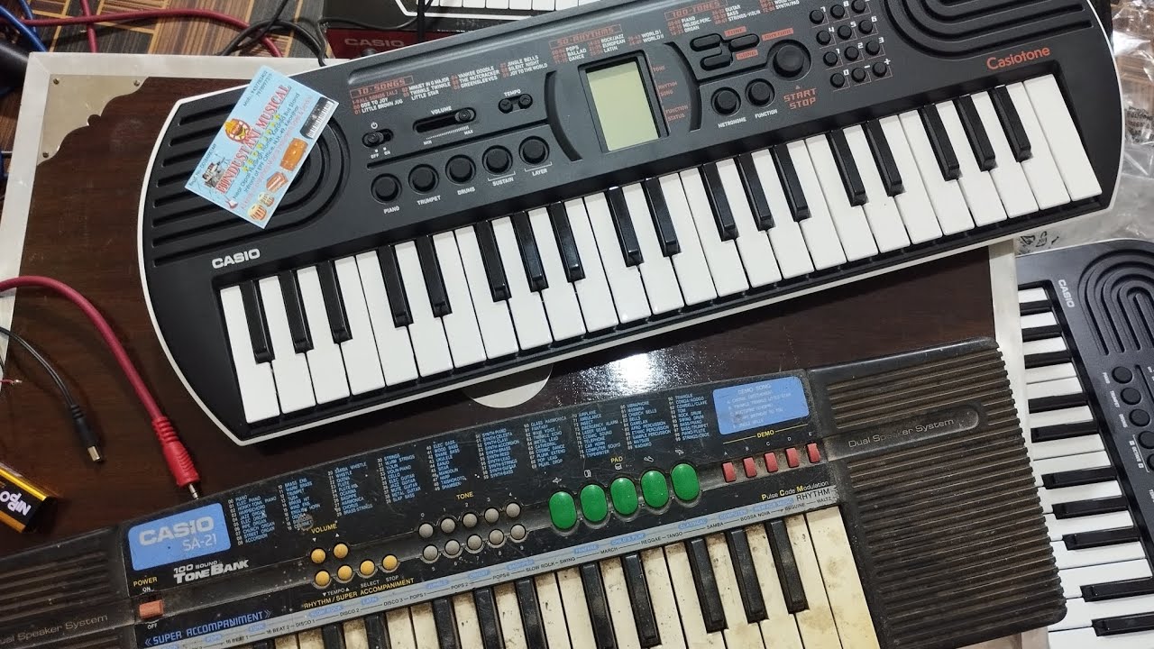 CASIO SA-21 VS CASIO SA-81, SA-51 - YouTube