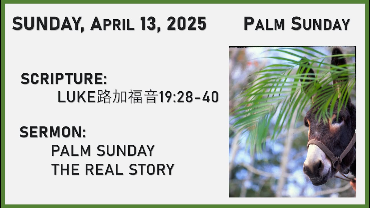 2025 04 13 Palm Sunday Knox United Church Agincourt Worship Service ...