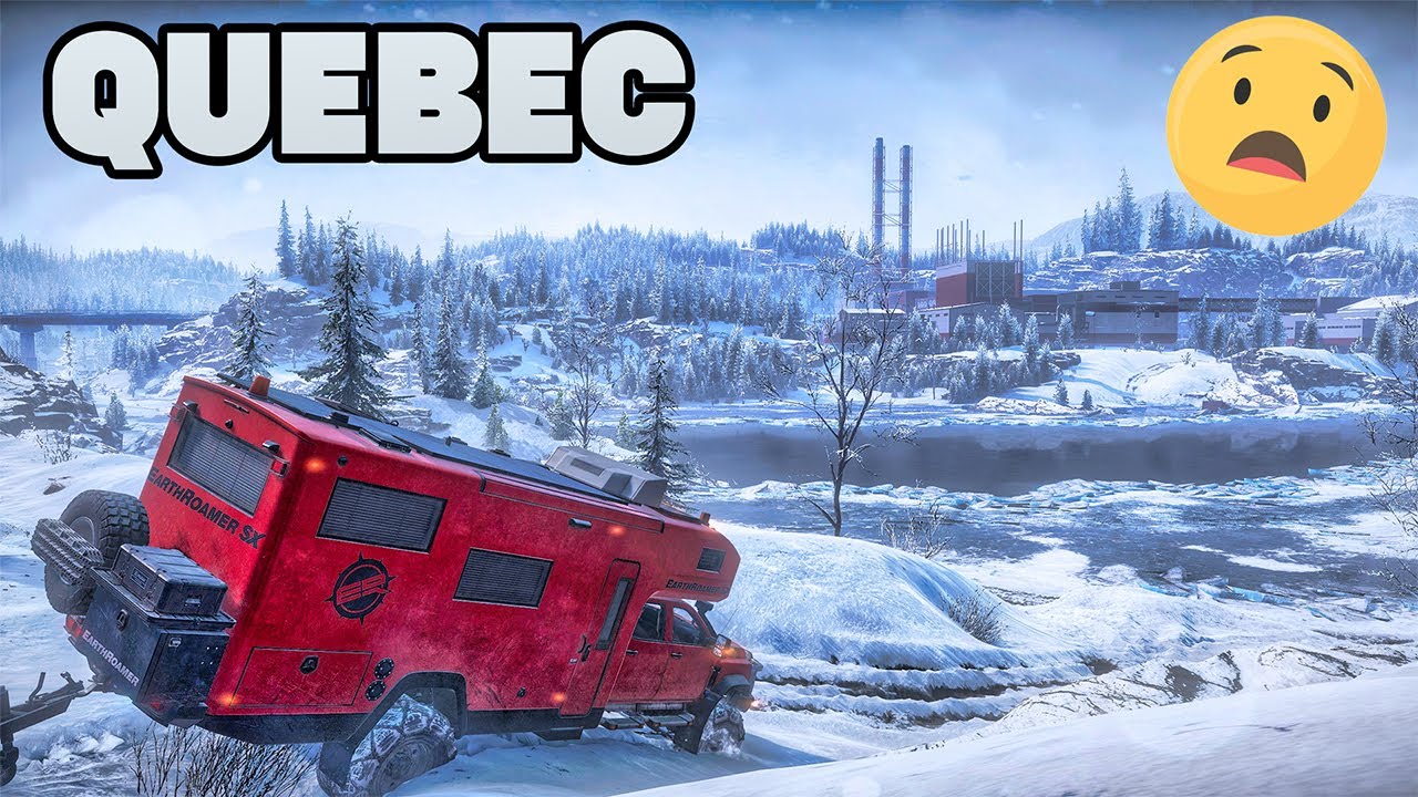 Mamy kolejną BARDZO Trudną mapę 😮 🚚 | SnowRunner Quebec [1] - YouTube