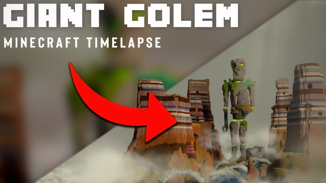 Building a Giant Golem | Minecraft Build & TimeLapse - YouTube