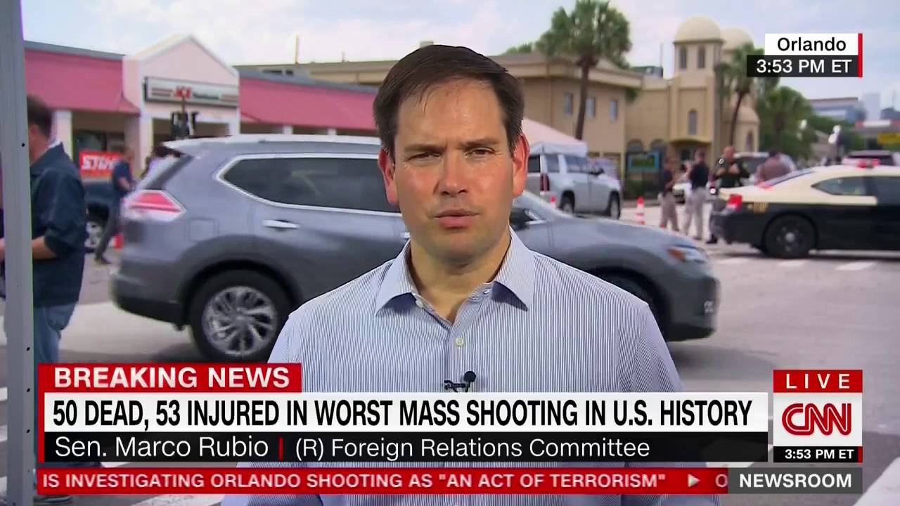 Marco Rubio Talks to CNN about terror attack in Orlando - YouTube