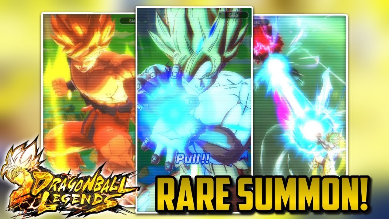 RARE SUPER SAIYAN ANIMATION! | Dragon Ball Legends Rare Summons! - YouTube