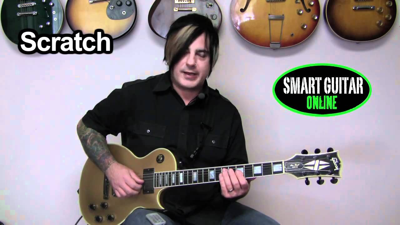 Scratch Tutorial from SmartGuitarOnline - YouTube