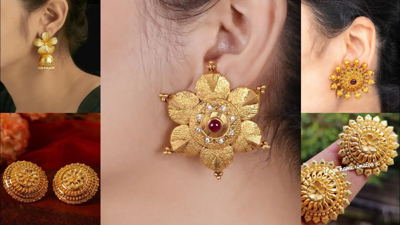 fancy earring tops design idea👌// earring design// trending earring ...