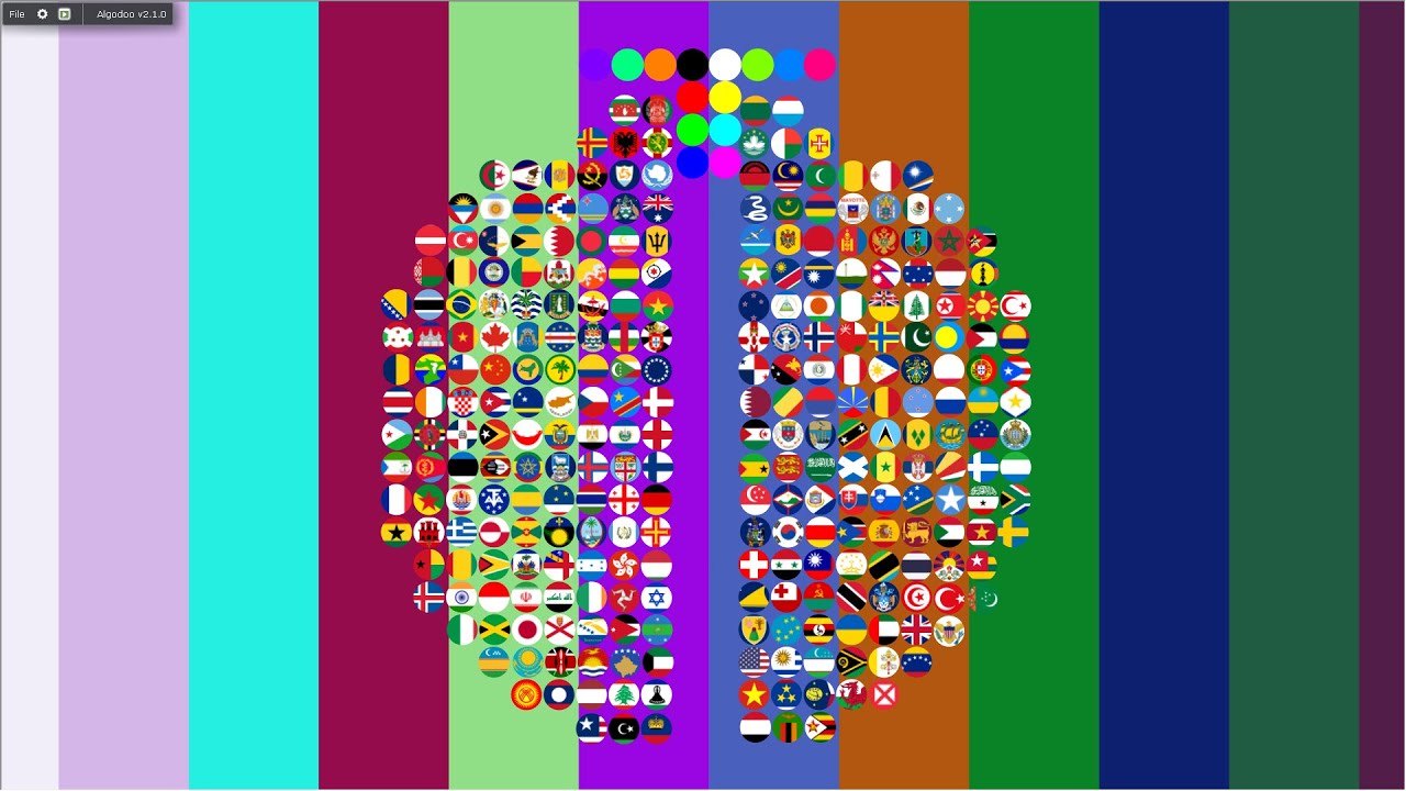 World Cup Marble Race 286 Country + 14 Colors - YouTube