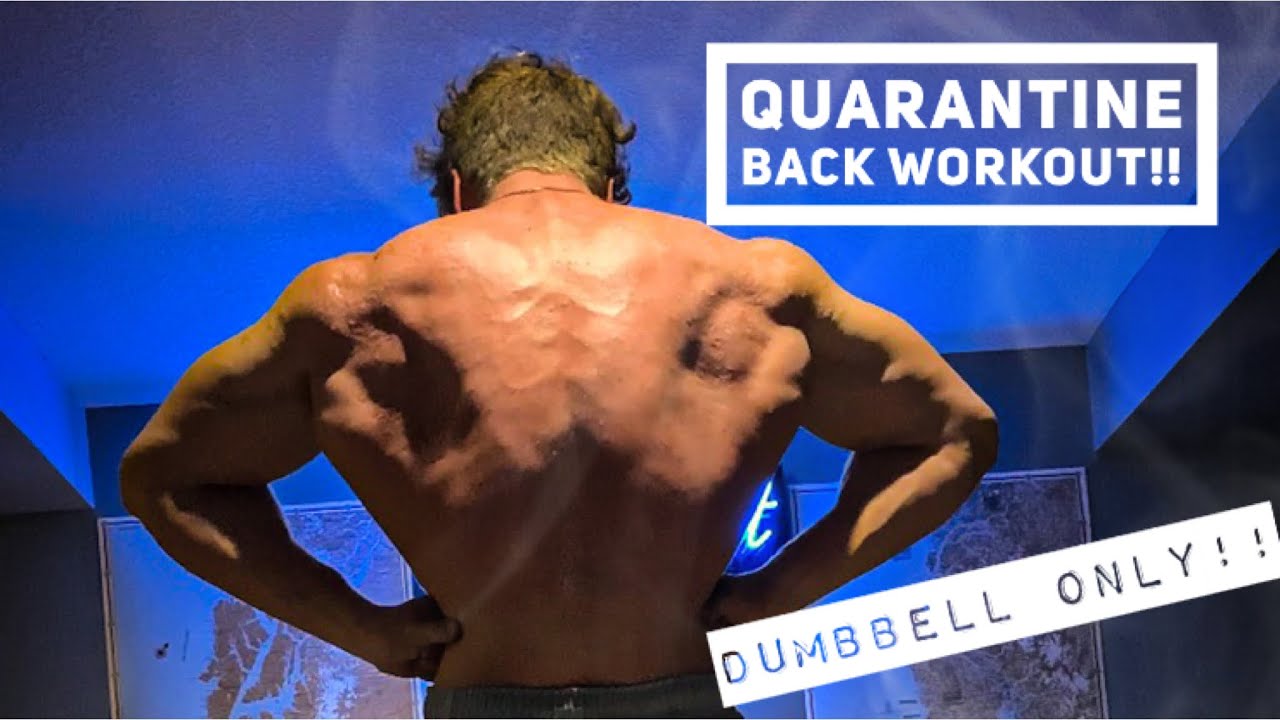 Quarantine Back Workout (Dumbbell Only) - YouTube