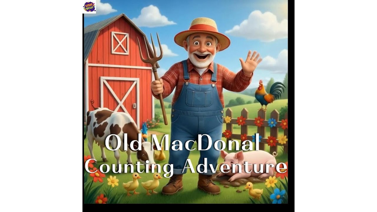 "Old MacDonald Had a Farm | Learn Colors & Counting | Nursery Rhymes ...