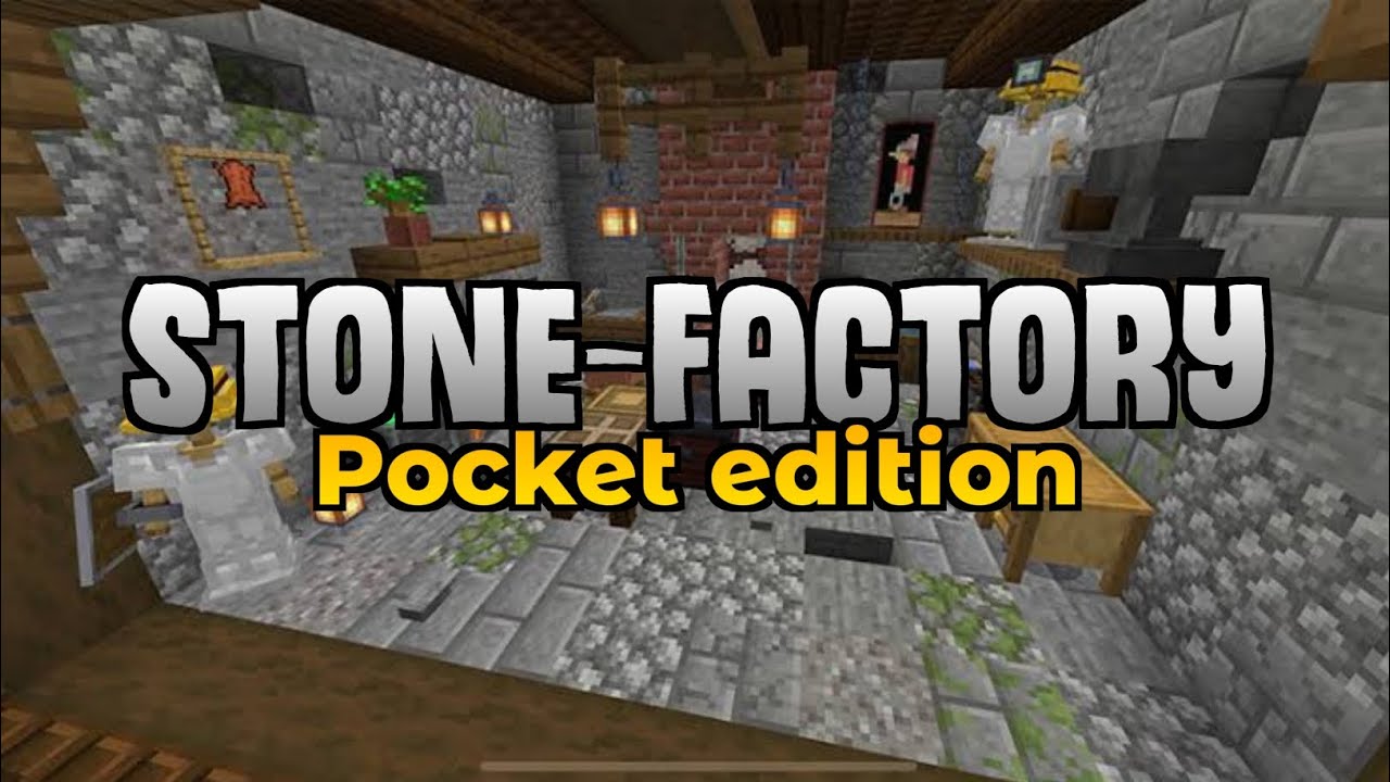 Minecraft Stone-Factory Map || 1.20 Mcpe || challenging map Download ...