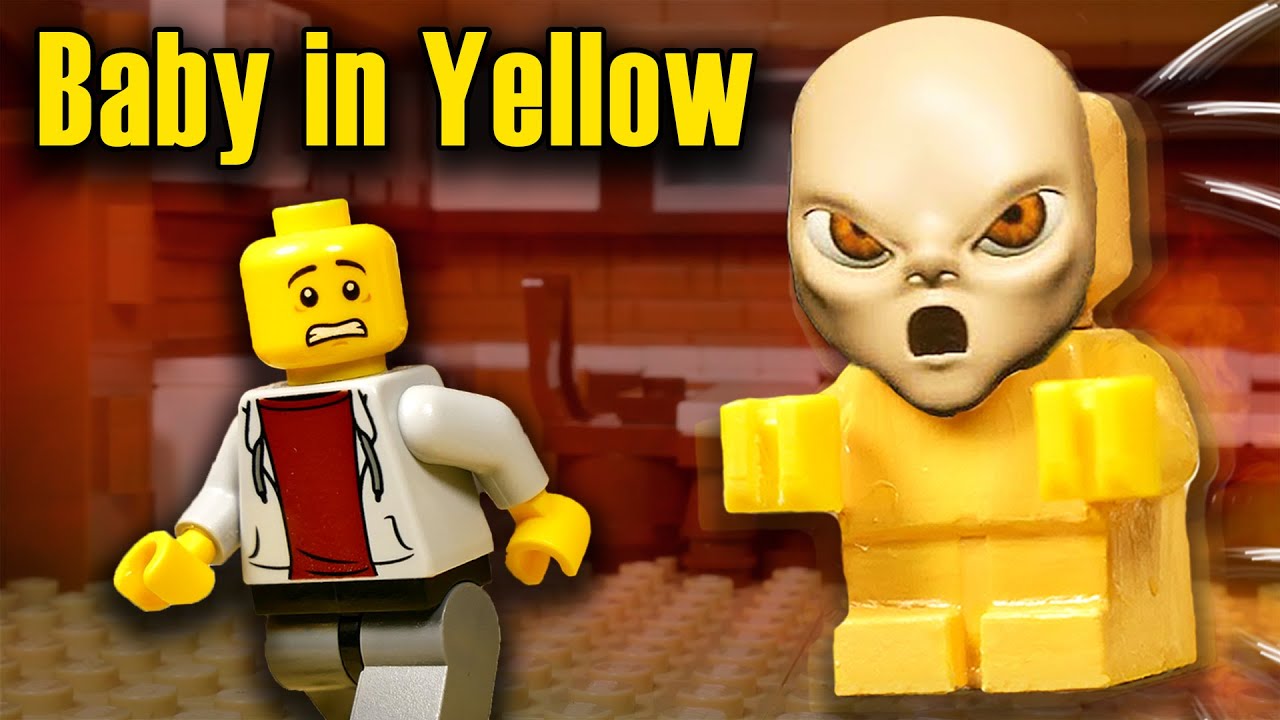LEGO Мультфильм Ребенок в Жёлтом / Baby in Yellow Horror Game / LEGO ...