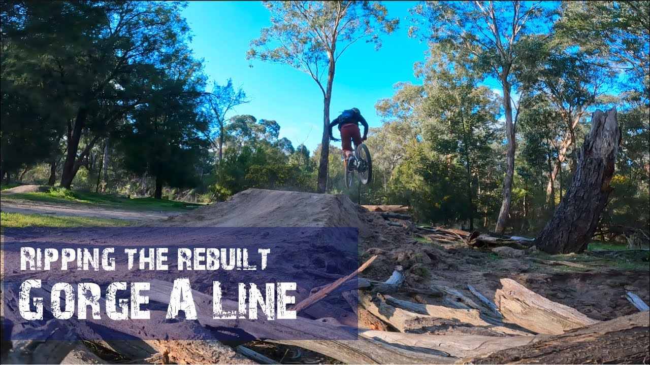 Rebuilt Plenty Gorge Jumps A line! Best flow/jumps line in the gorge ...