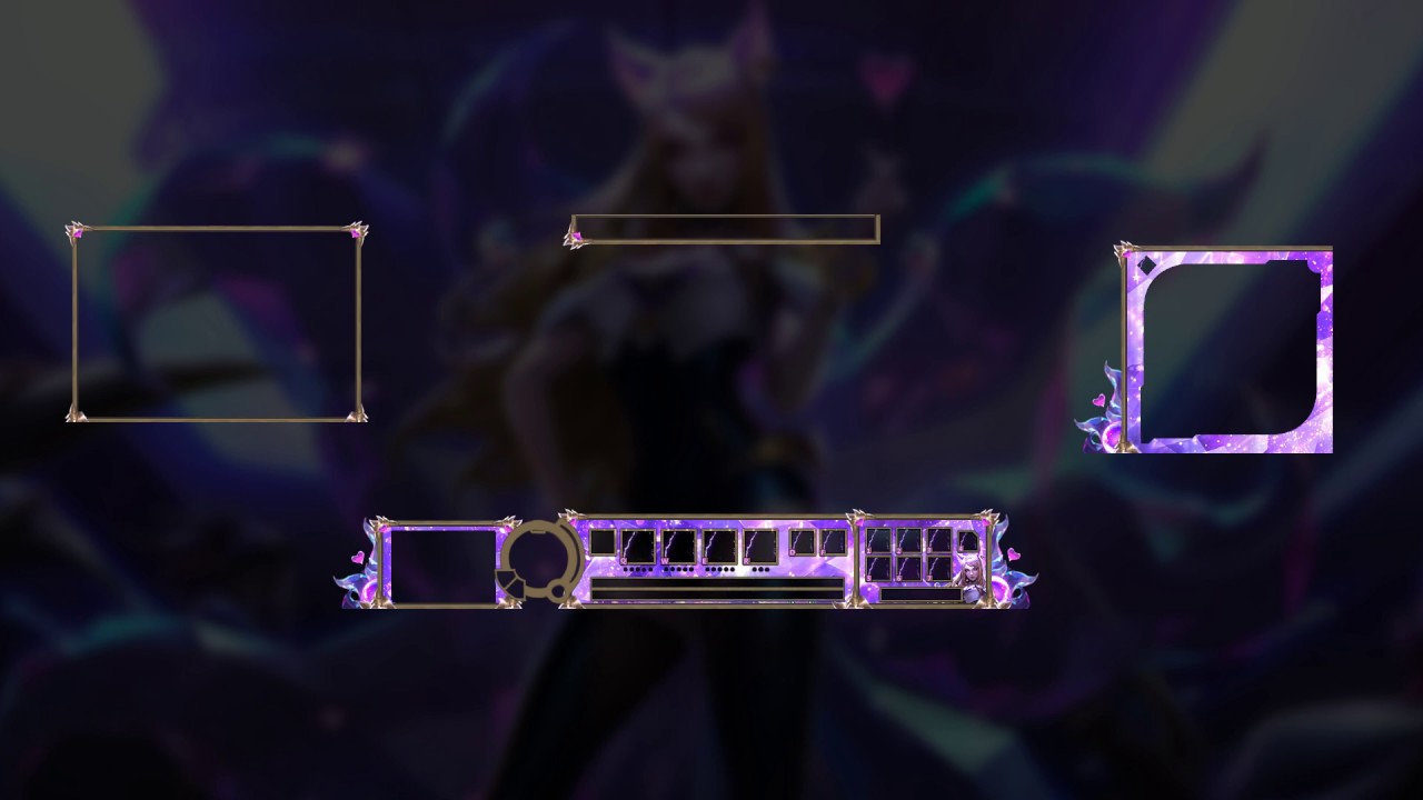 🎞️ ANIMATED K/DA AHRI STREAM OVERLAY - YouTube