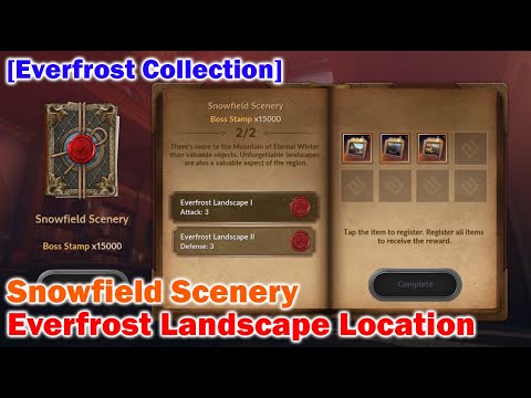[Everfrost Collection] Snowfield Scenery Everfrost Landscape Location ...