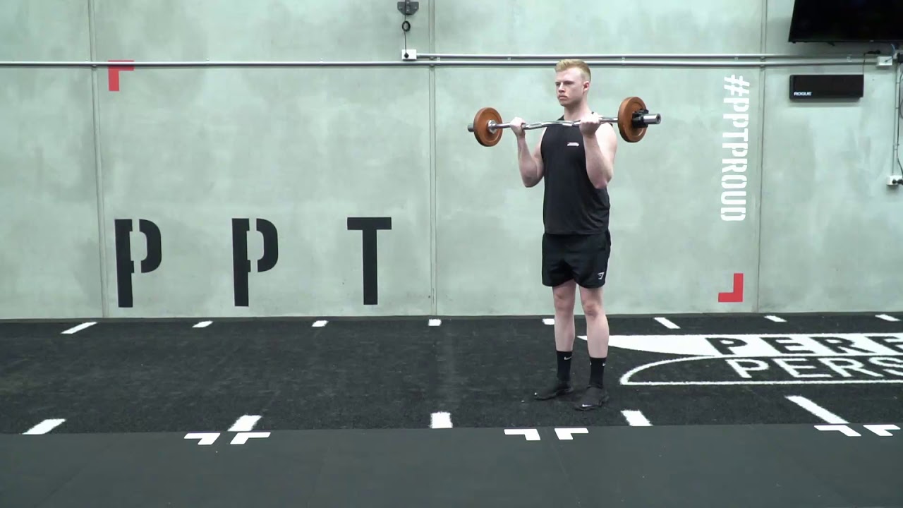 Standing Ez Bar Curl Youtube