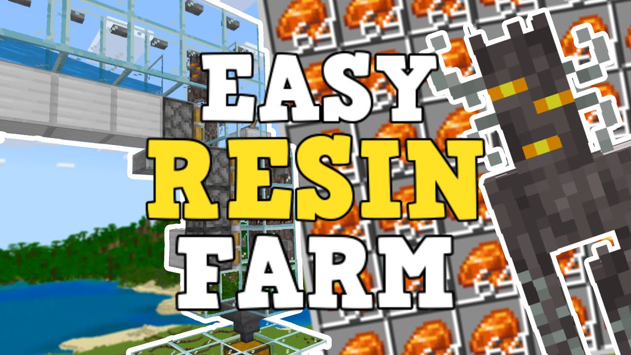 Easy resin farm tutorial for Minecraft Bedrock 1.21.5 - YouTube