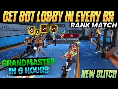 How To Get Bots In BR Ranked Match Without Using Glitch ? 🤔|| How To Get Bot Lobby In Free Fire ...