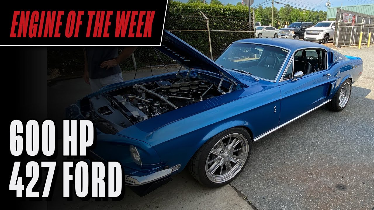 Shelby Mustang 427 cid Ford Engine - YouTube