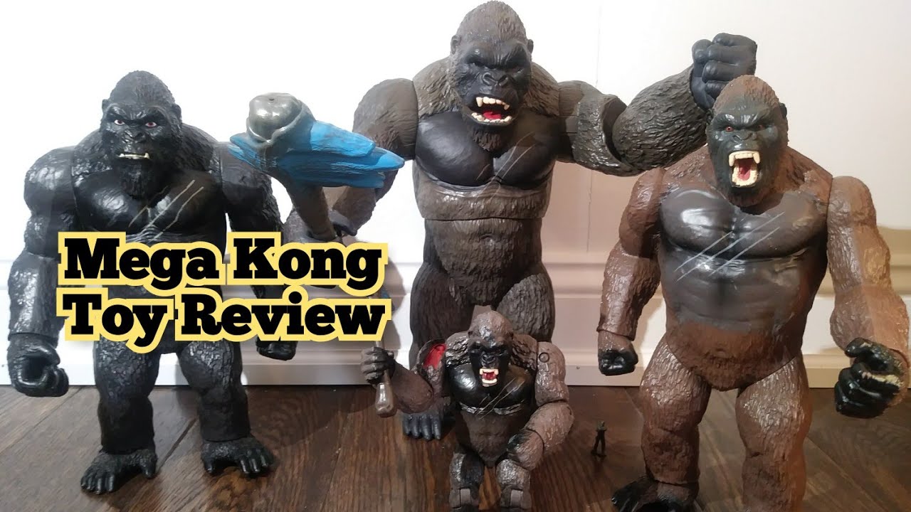 Godzilla vs Kong Toys Mega Punching Kong 13 Inch Figure Playmates ...