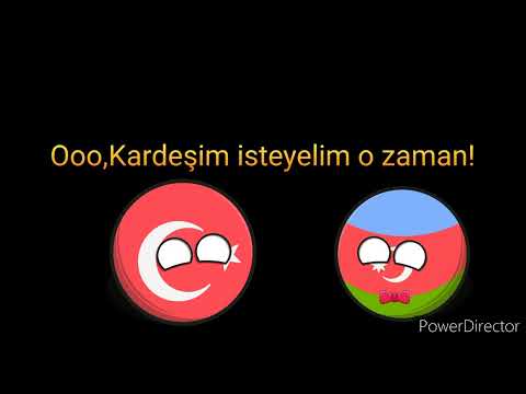 Azerbaycan ve Gürcistan|#1#countryballs