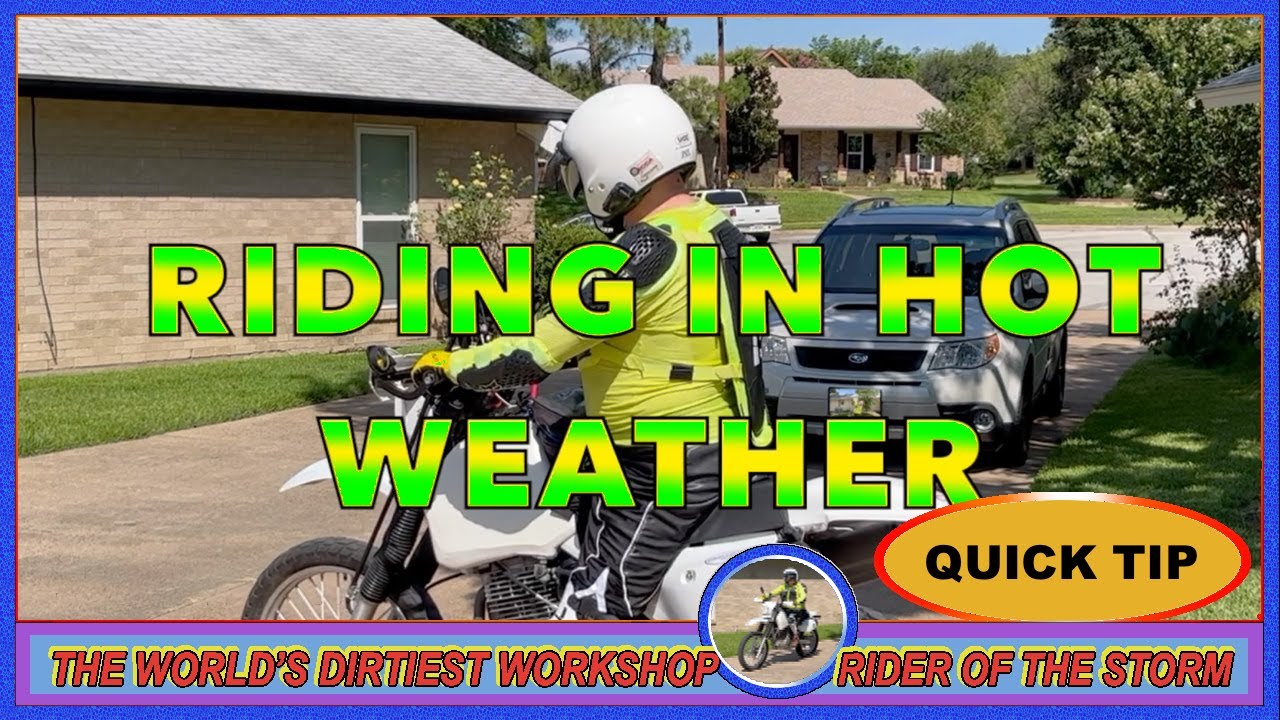 Motorcycle Riding in the Heat From a Sports Expert - YouTube