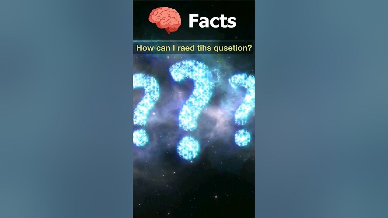 How Your Brain Can Read Jumbled Words Like A Pro shorts facts how-your-brain-can-read-jumbled-words-like-a-pro-shorts-facts