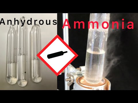 Making anhydrous ammonia from urea and sodium hydroxide