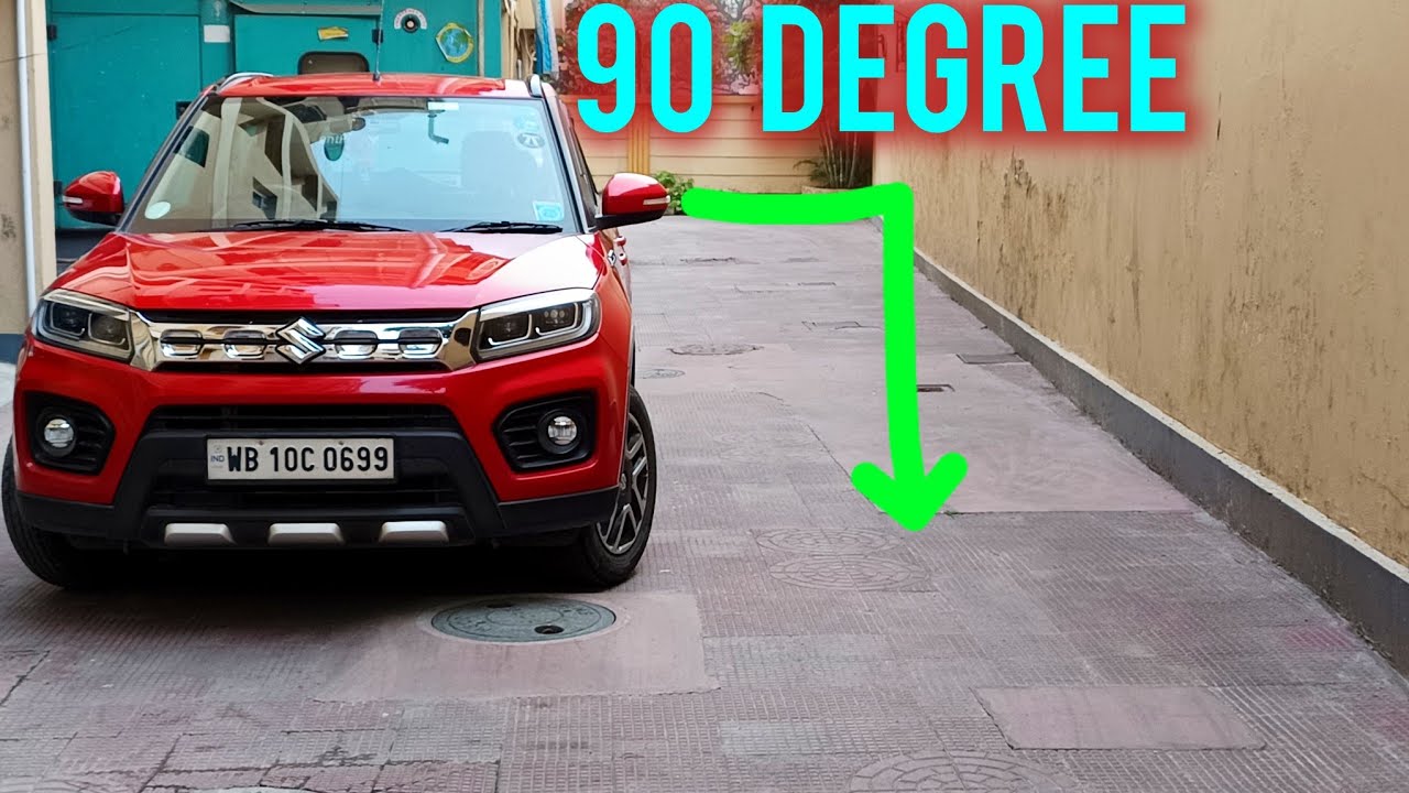 90 Degree turning method in Narrow space I No more car scratch I - YouTube