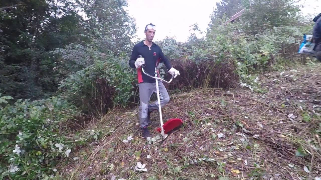 Clearing the land for building a house - YouTube