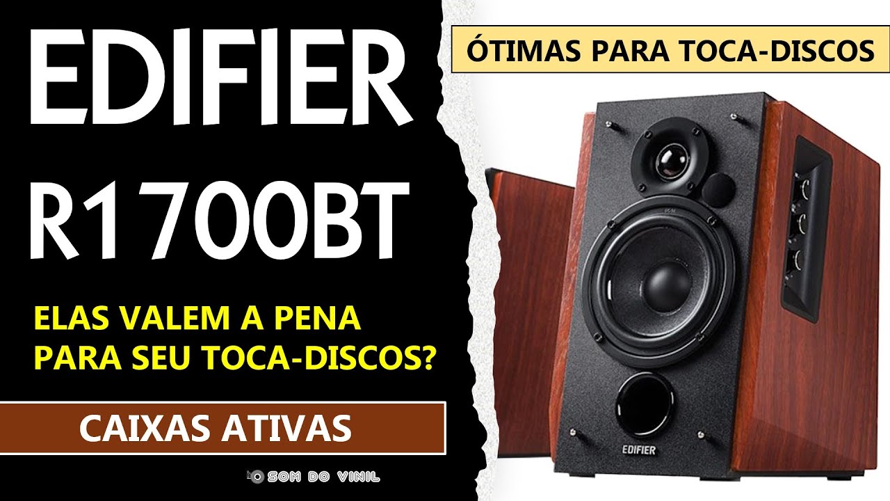 Edifier 1700BT - Elas valem a pena para seu TOCA-DISCOS? | Caixas de ...