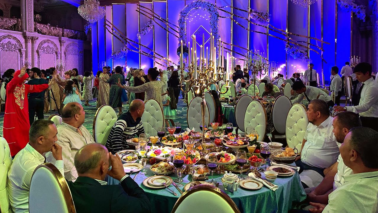 UZBEK Wedding for 280 People in a LUXURIOUS Big Wedding HALL | Jewelers ...