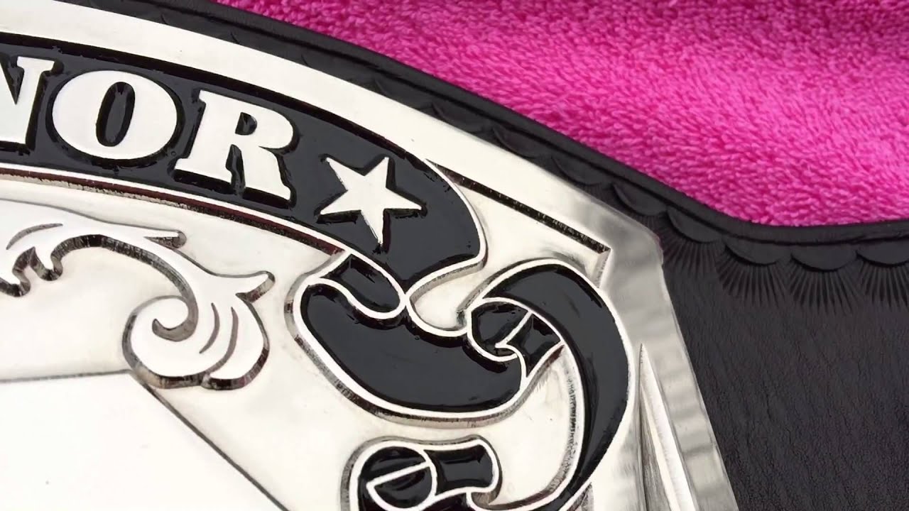 Reggie Parks made Classic ROH World Title Belt - YouTube