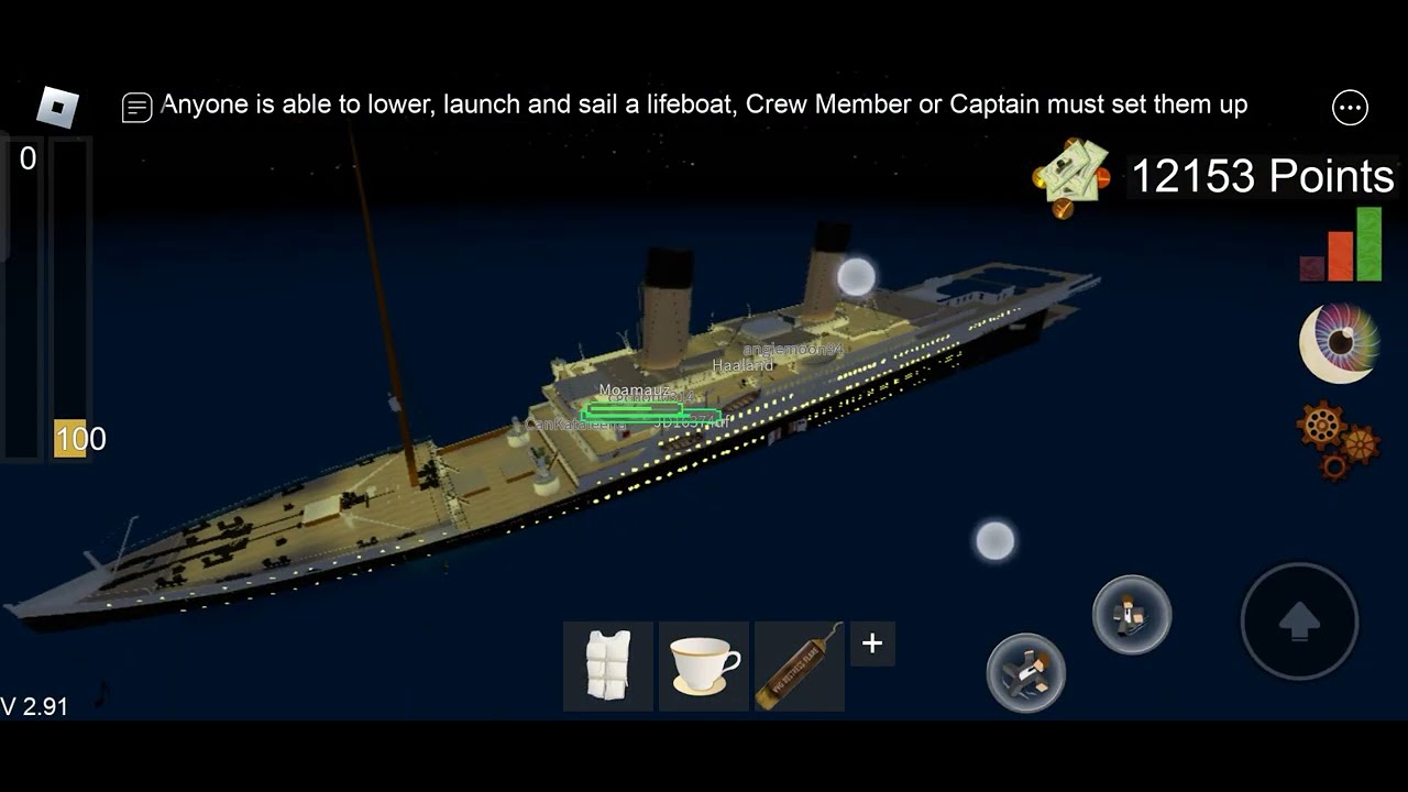 Roblox titanic 2.91 update - YouTube