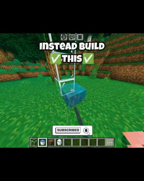 How to make an invisible elevator in Minecraft (EASY). #viral # ...