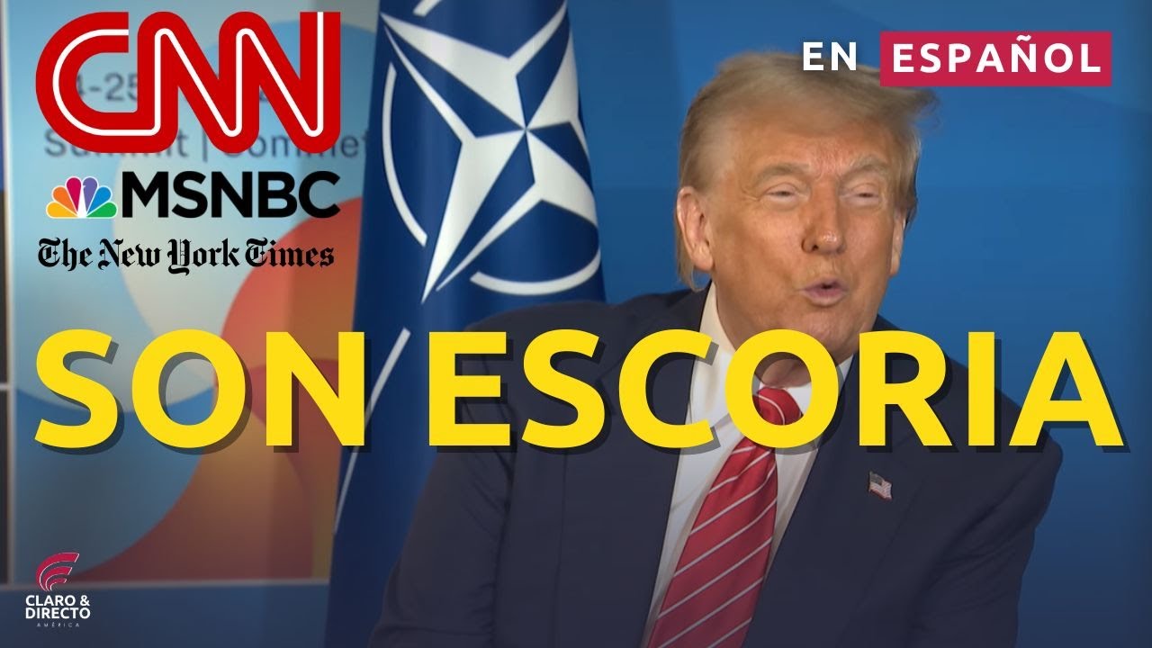 Trump EN ESPAÑOL OTAN, Tenemos escoria... CNN, MSDNC es escoria. The ...