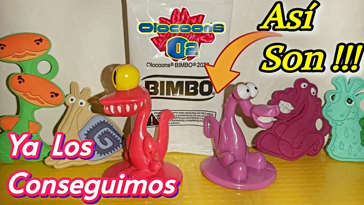 Ya Los Tenemos !! OLOCOONS BIMBO 2023 Así Son Las Figuras/Llaveros Con ...