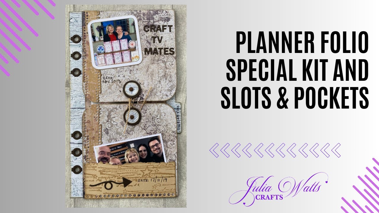 Elizabeth Craft Designs Planner Folio Special Kit and Slots & Pockets ...