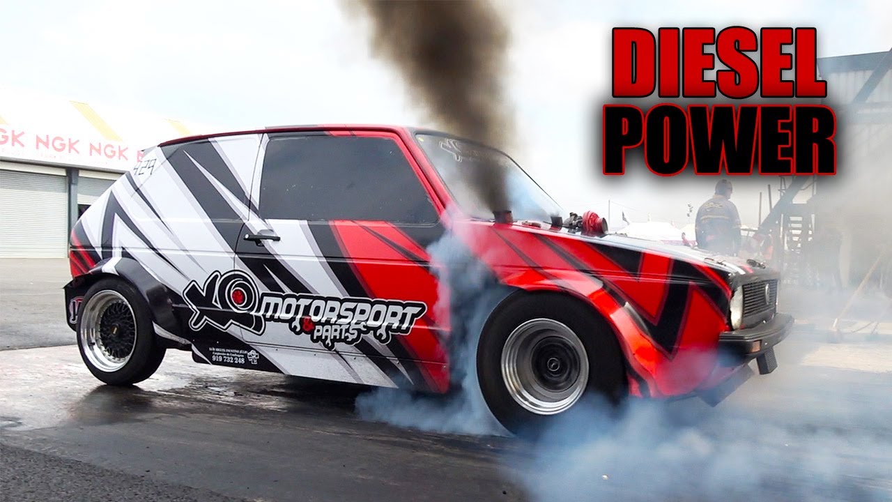 THE 9 SECOND DIESEL CARS FROM DOORSLAMMERS AT SANTA POD RACEWAY - YouTube