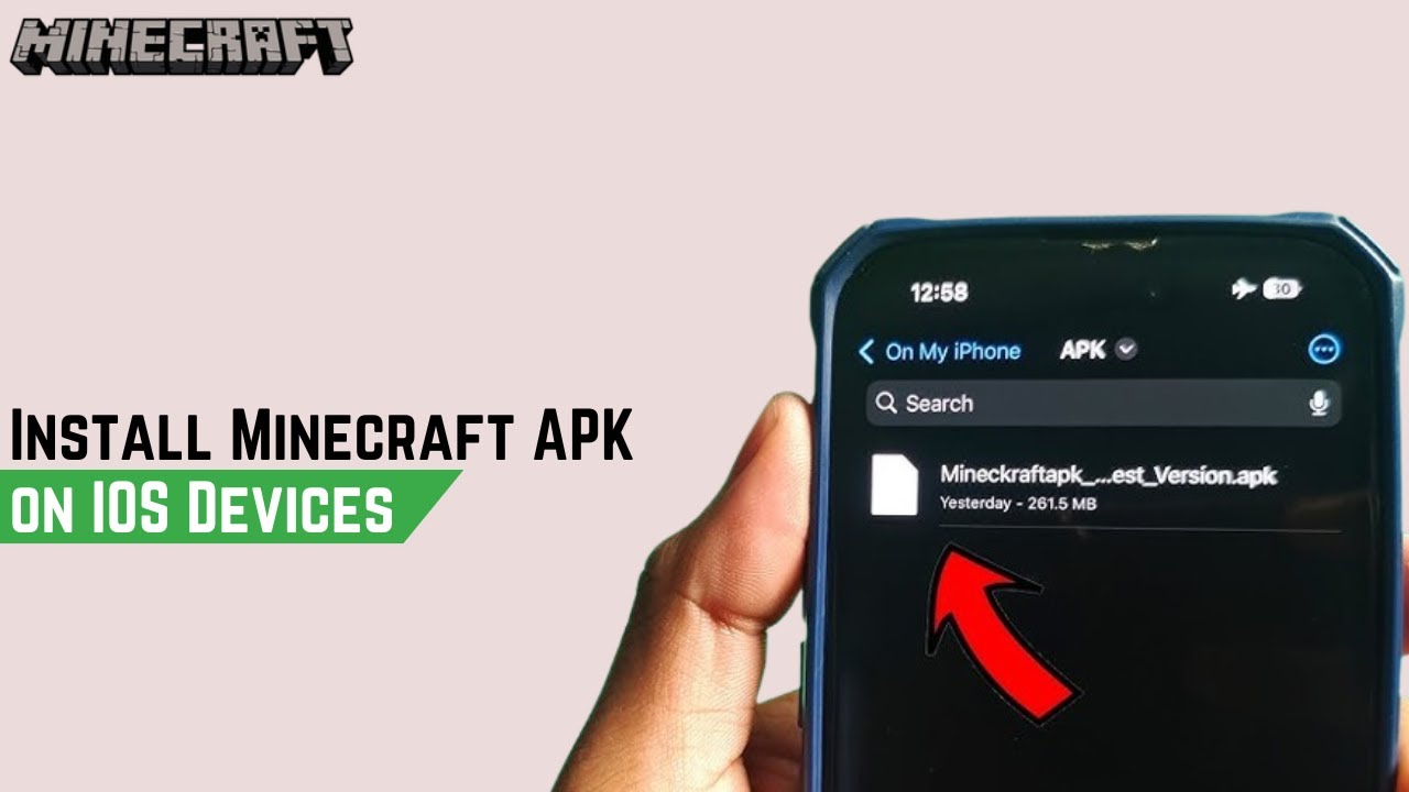 Download & Install Minecraft APK on IOS Devices Iphone/Ipad (2025 ...