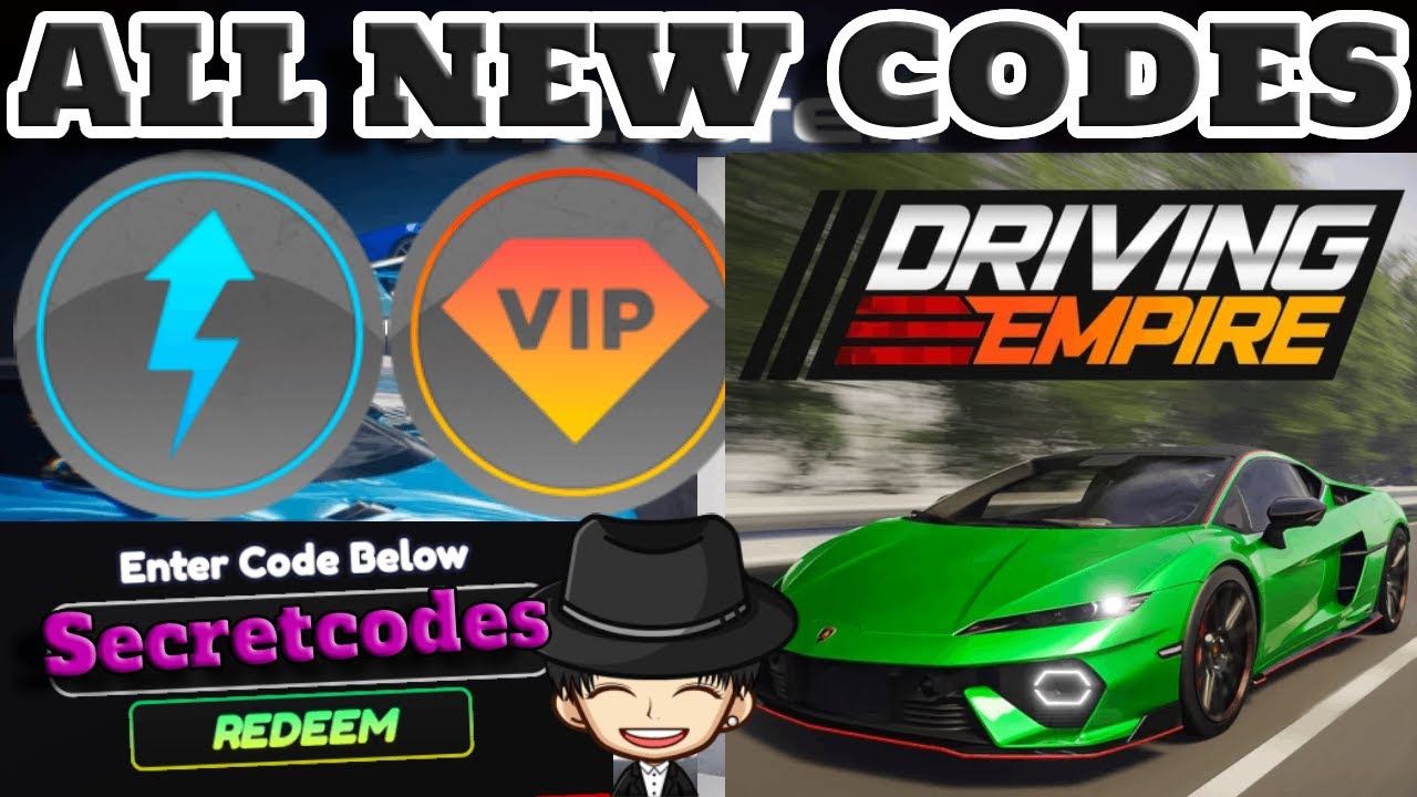 DRIVING EMPIRE ALL *NEW* CODES FOR AUGUST 2024! DRIVING EMPIRE *NEW ...