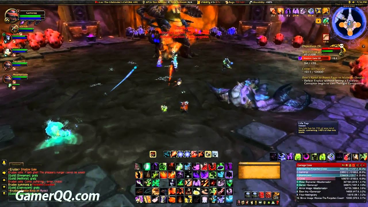 WoW Heroic Grim Batol Erudax and Achievement Warlock POV - YouTube