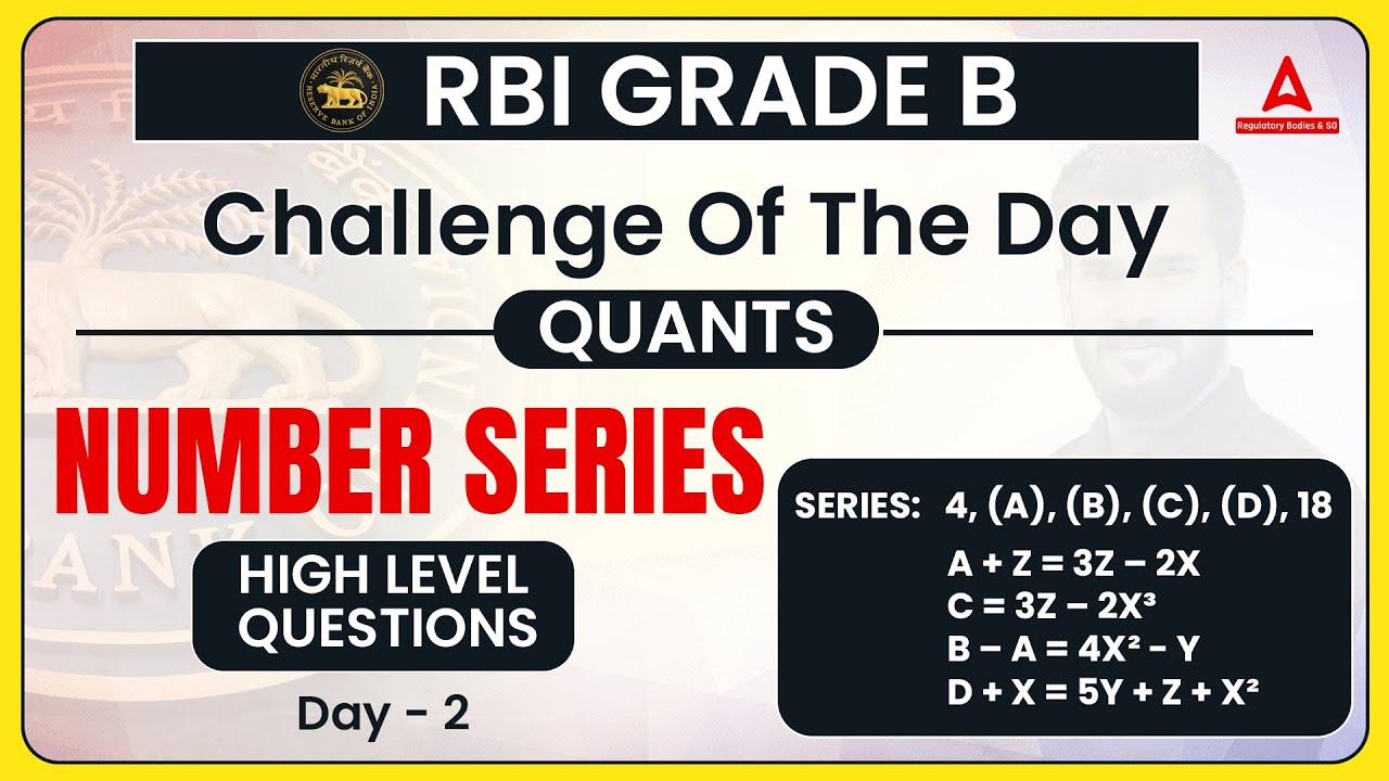 Number Series High-Level Question #2 | RBI Grade B Maths Preparation ...