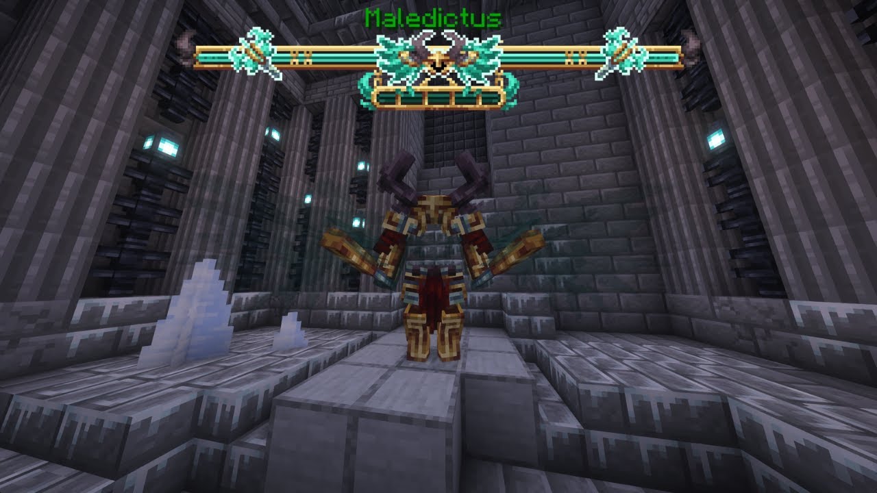 Minecraft Cisco's Fantasy Đại Chiến Boss Băng Giá Maledictus - YouTube