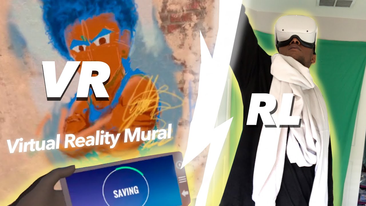Painting a Mural in VR | KingSpray Graffiti 1st Look (Oculus Quest 2) # ...