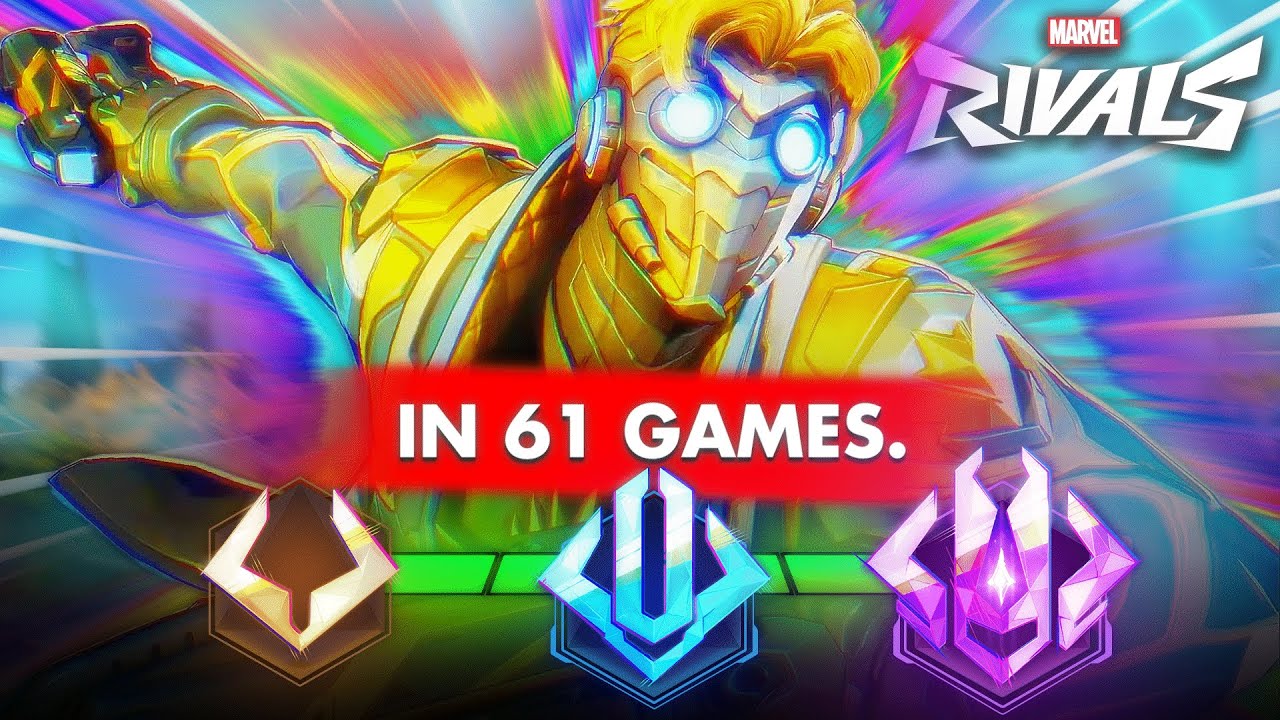 I SOLOED To GRANDMASTER In ONLY 10 Hours With Starlord | Marvel Rivals ...