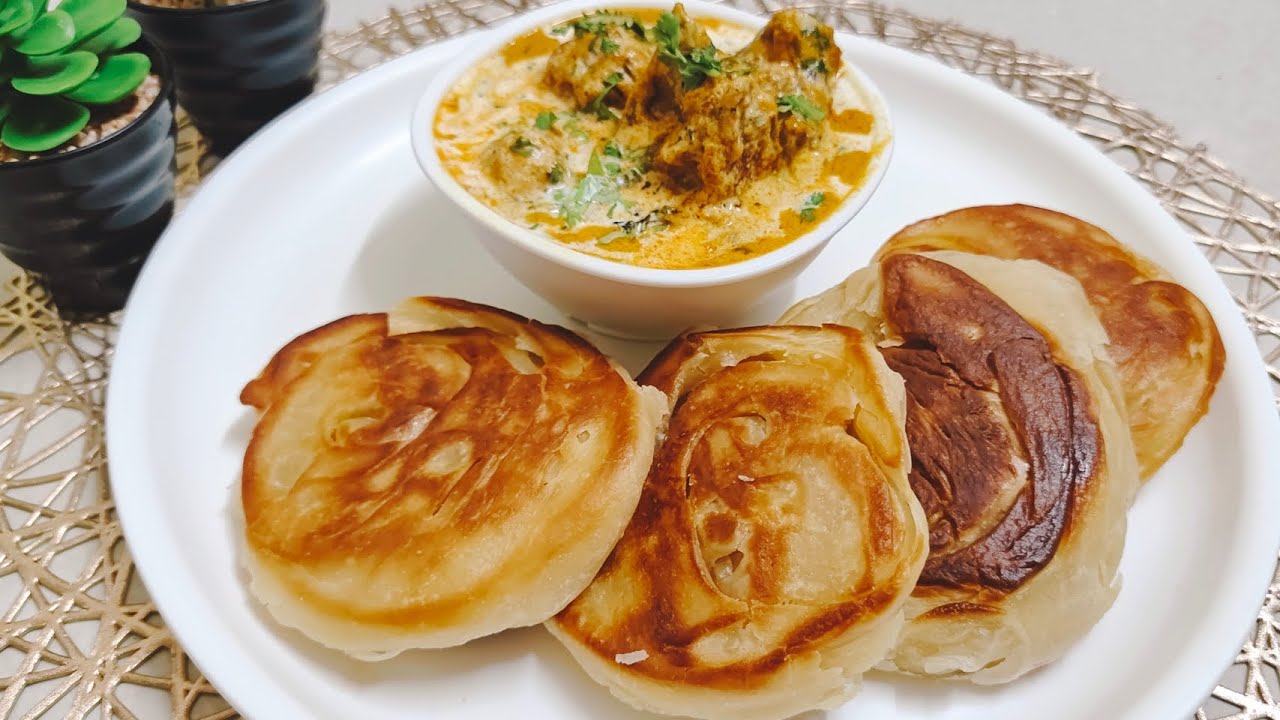 Bun Paratha Recipe || लच्छेदार बन पराठा कैसे बनाएं || Bun Parotta ...