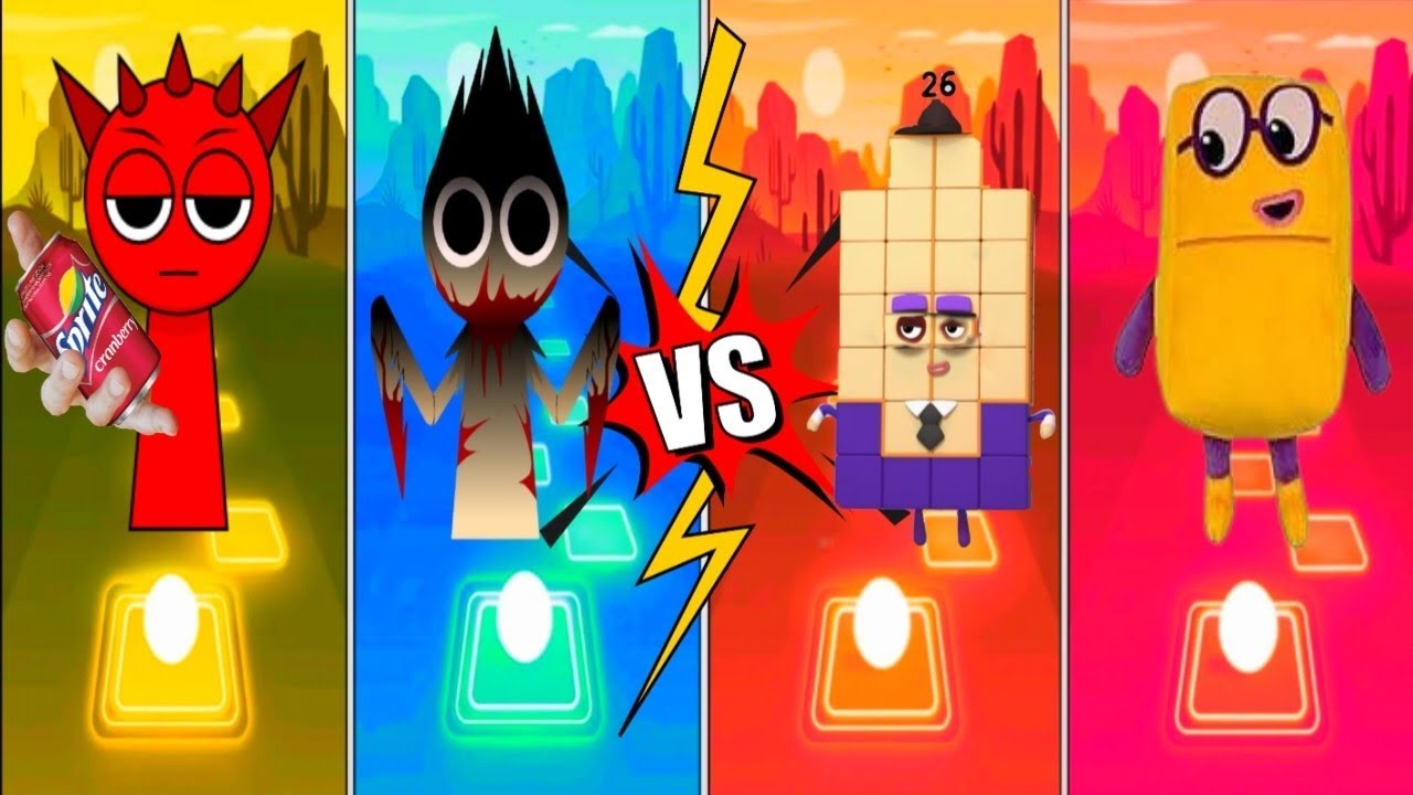 INCREDIBOX SPRUNKI 🆚INCREDIBOX SPRUNKI 🆚 number block 🆚 number block 🎶 ...