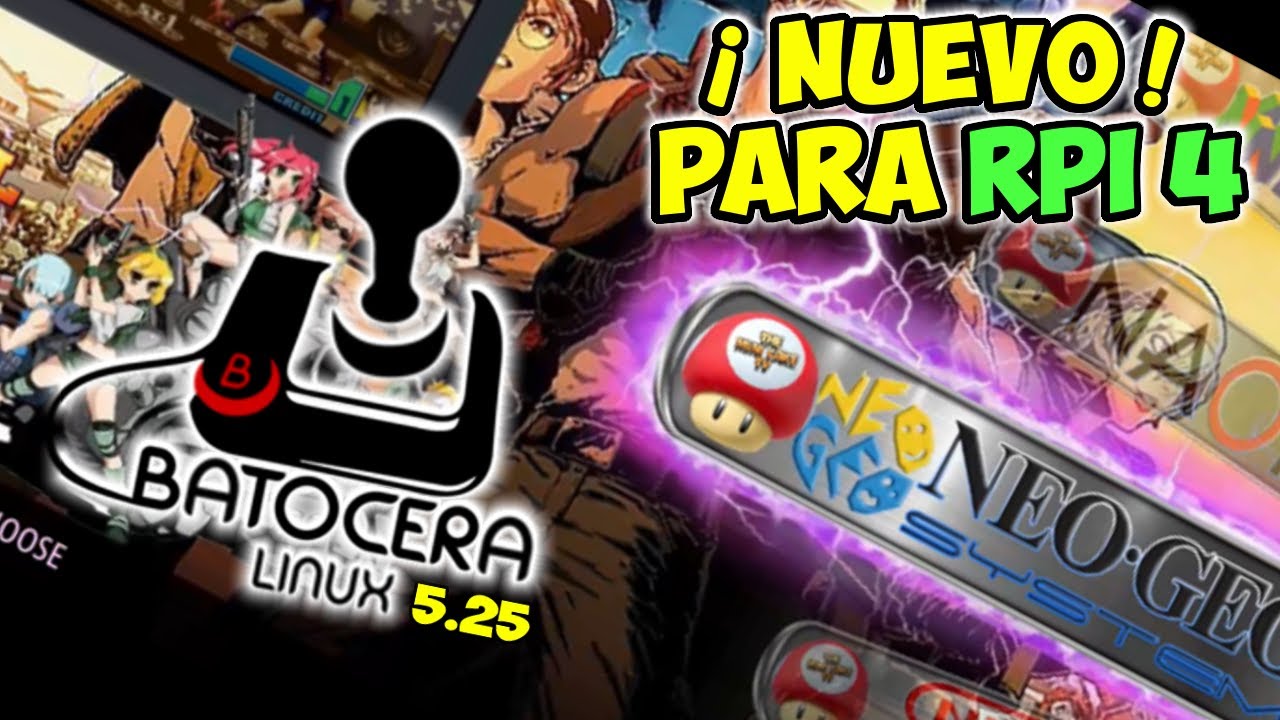 🍓 BATOCERA 5.26 PARA RASPBERRY PI 4, primeras impresiones y test - YouTube