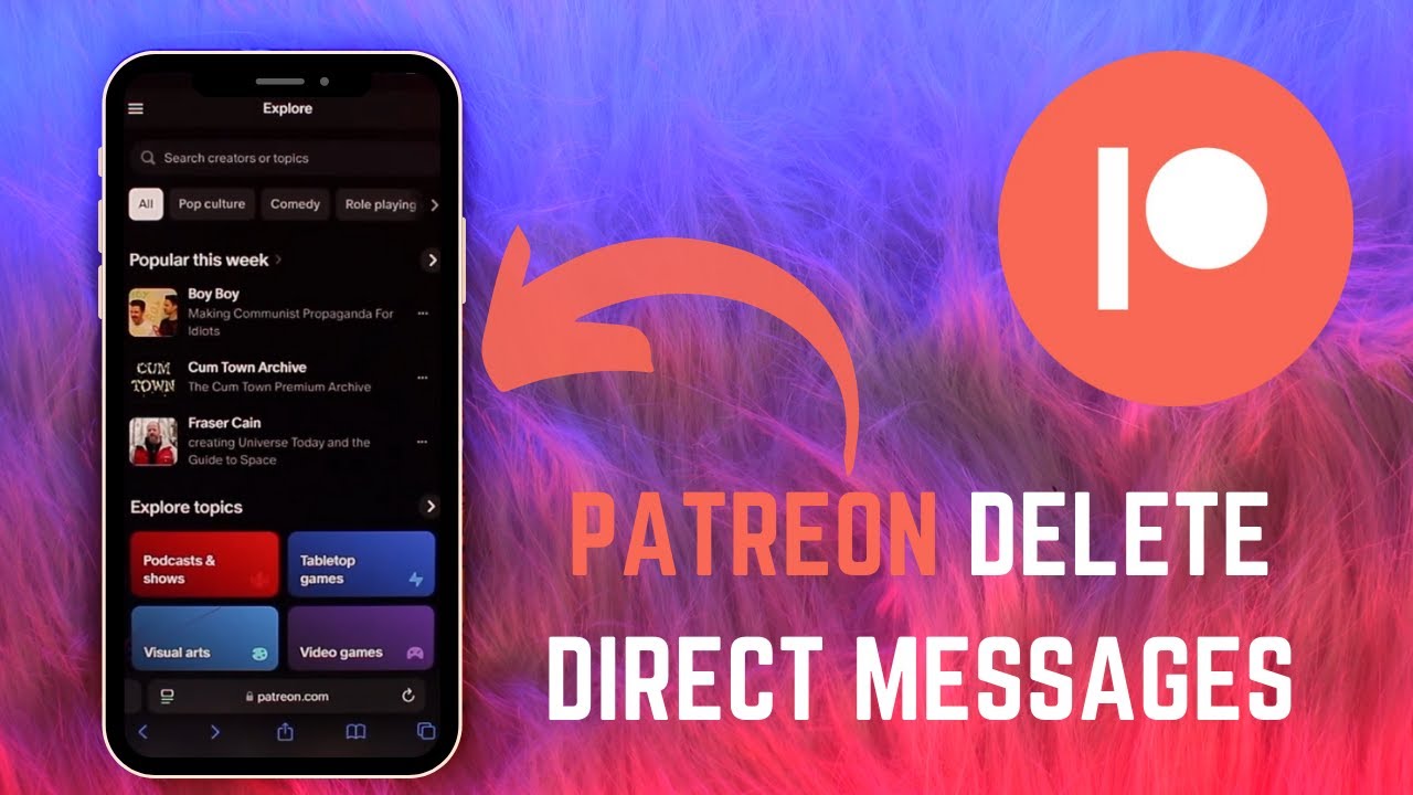 Patreon Direct Messages: How to Delete Conversations - Here's How You ...