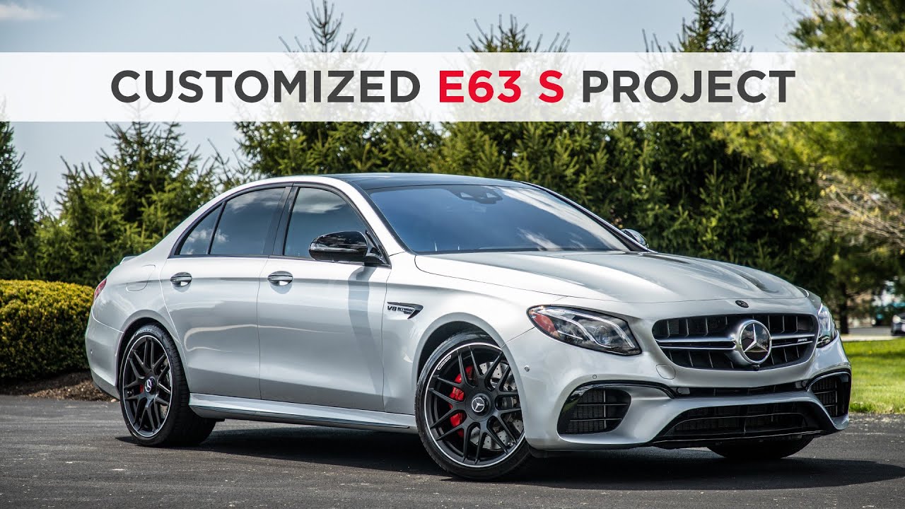 Watch us FULLY customize an AMG E63 S with chrome delete and PPF - YouTube